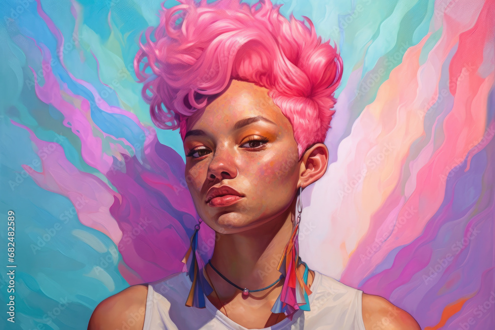 Portraits of LGBTQ+ individuals embracing self-expression and identity ...