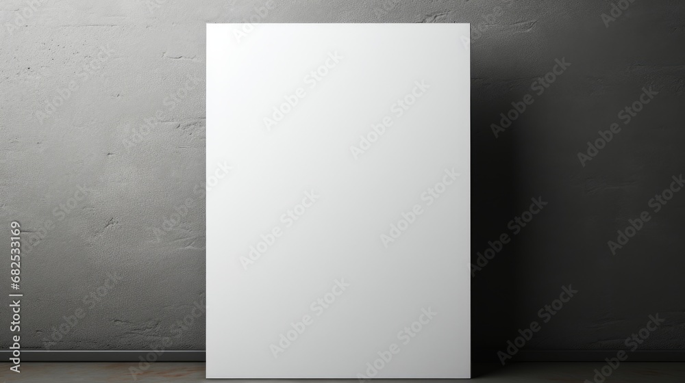 Blank front cover of a magazine under studio lighting AI generated ...