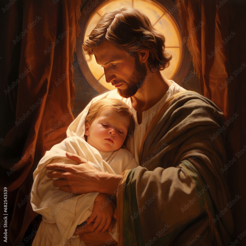 Bible illustration, Ephesians 1:5, he predestined us for adoption to ...