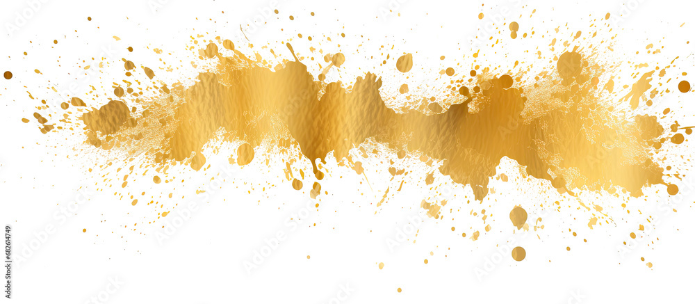 gold paint splatters from splatterspng . Gold Foil Frame Gold brush ...