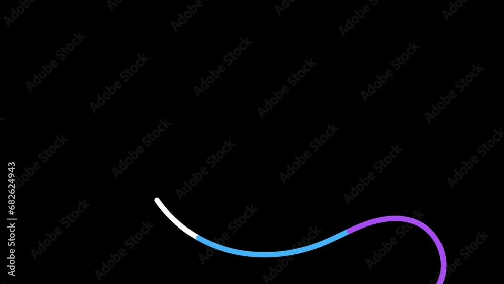 animated lines Flowing lines that look modern. 2D motion graphics Stock ...
