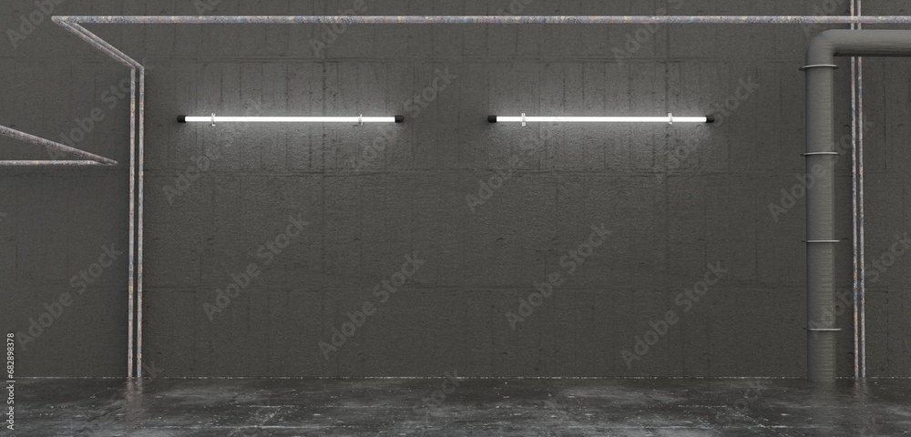 Warehouse scene industrial factory background inside industrial ...