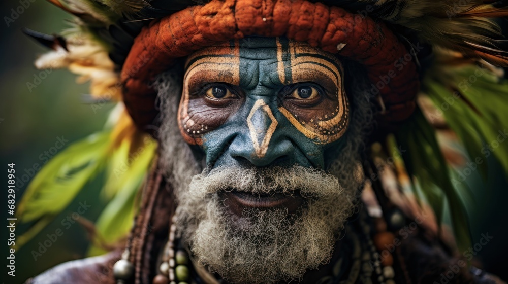Photography of the faces of people from Papua New Guinea's indigenous ...