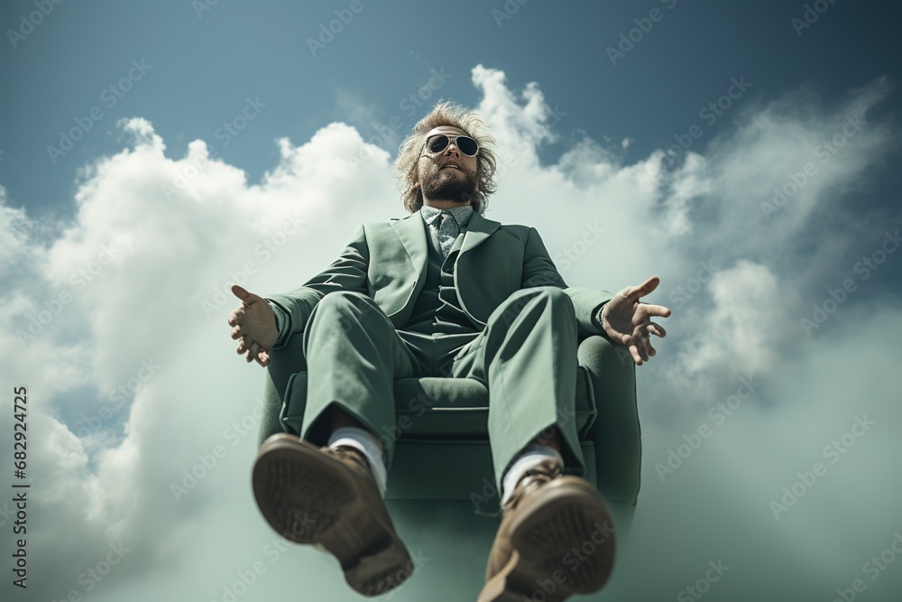 Celestial Gift: A Man, Blessed and Levitating, Showcases His Superpower ...