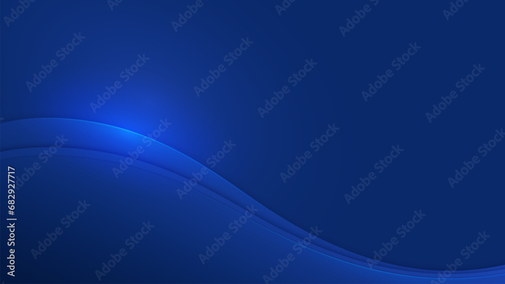 abstract blue wave background.Smooth blue background Stock.Modern ...
