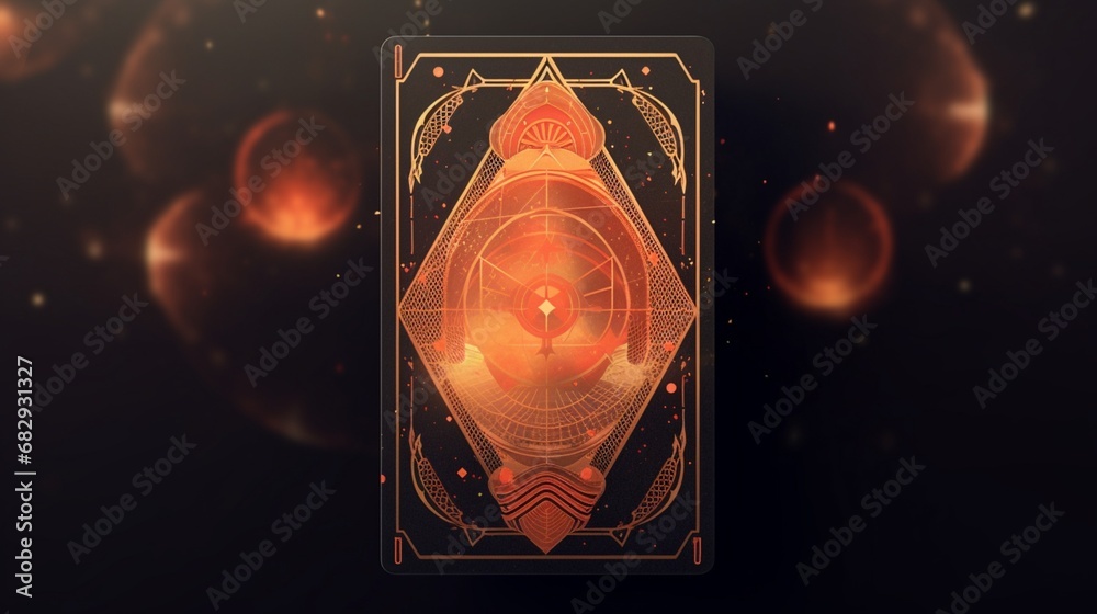 Craft a visually stunning collectible card using the.Generative AI ...