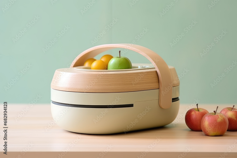 Modern stylish lunch box for healthy eating at work, school and ...