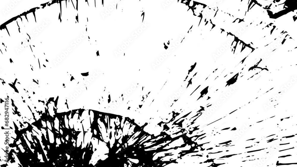 Vidéo Stock Distress looped grunge texture template. Cracked and ...