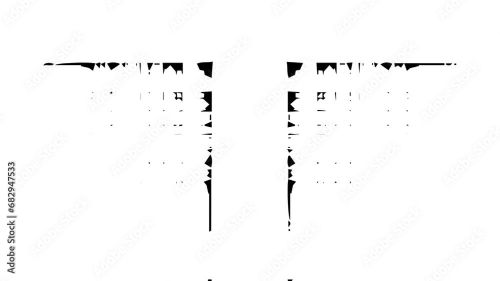 Vidéo Stock Distress looped grunge texture template. Cracked and ...
