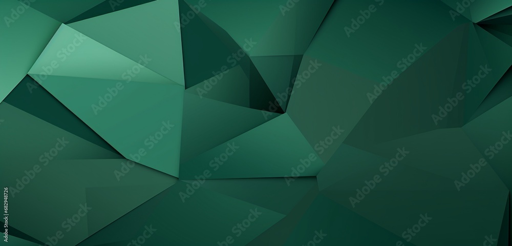 Geometric backdrop design, green polygon abstract background, polygon ...