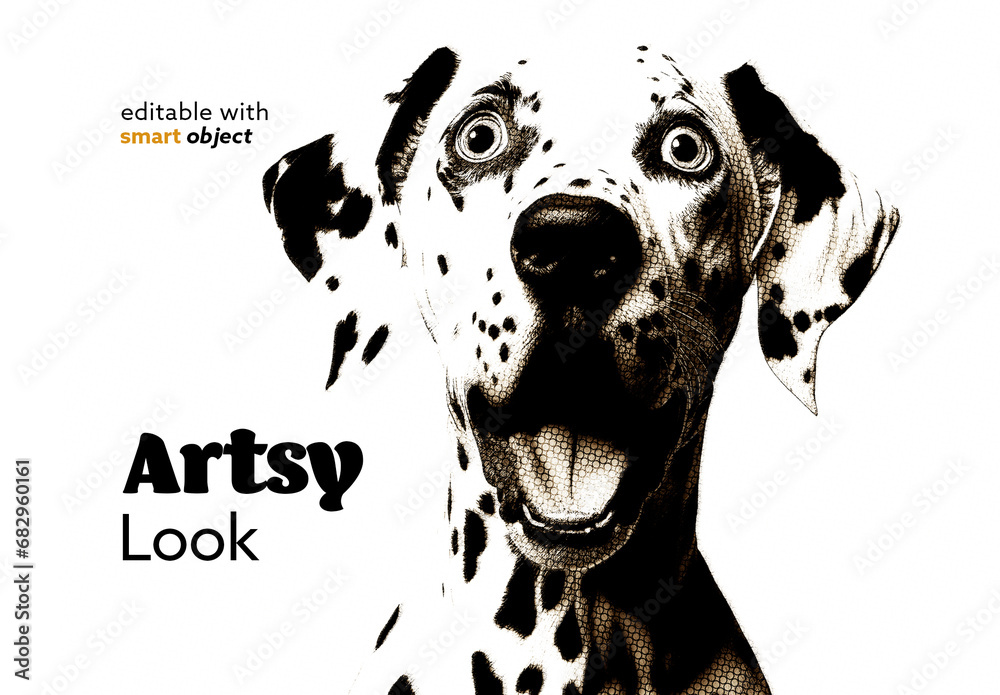 Artsy Look Effect Stock Template | Adobe Stock