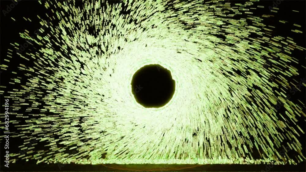 Magic Circle Rotates as an Inter-Dimensional Portal with Sparkling ...