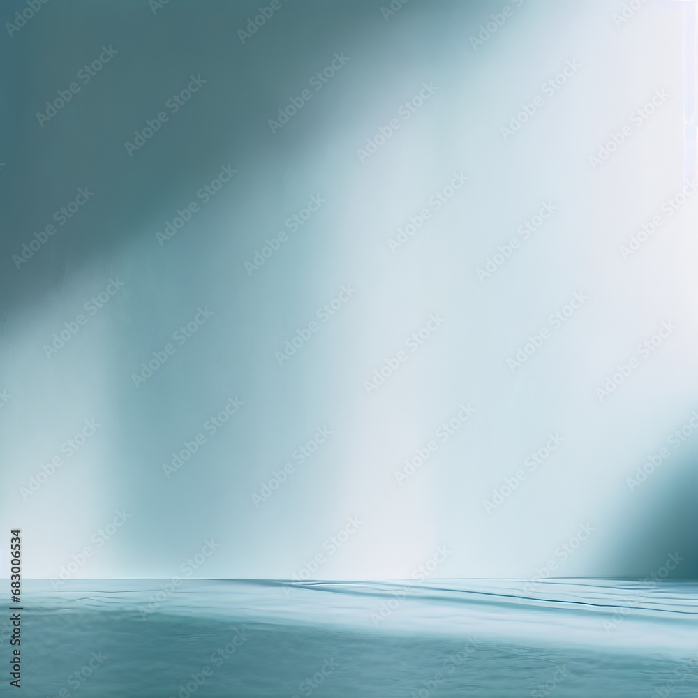 Minimal abstract light blue background for product presentation. Shadow ...