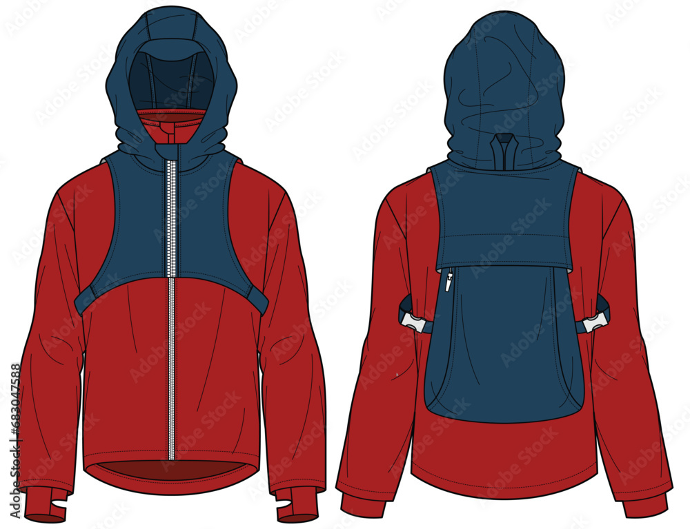 Hydration Vests, Back Pack Added Hiking and Running Jackets Front and ...