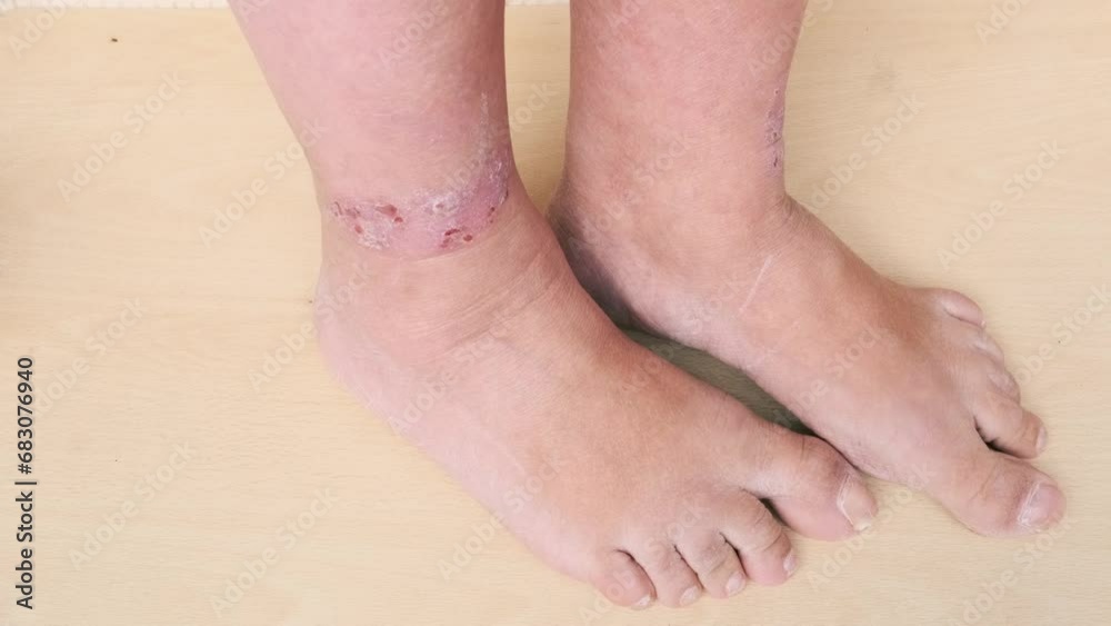 Rash Hives Itchy Skin On Legs Inflammation And Medical Allergies