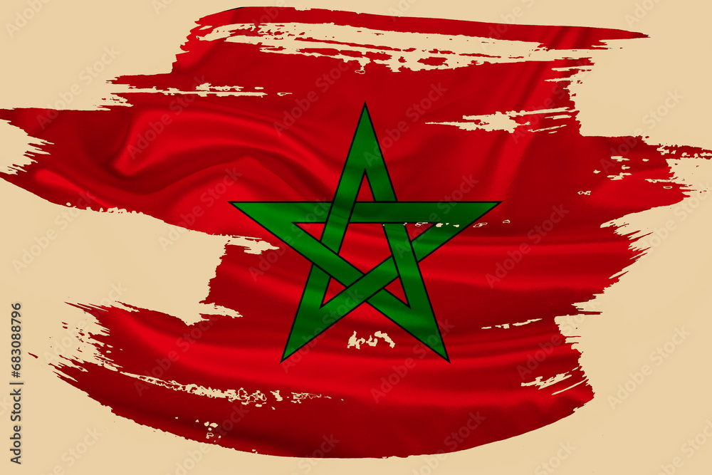 Morocco flag symbol of patriotism and pride for country, democracy ...
