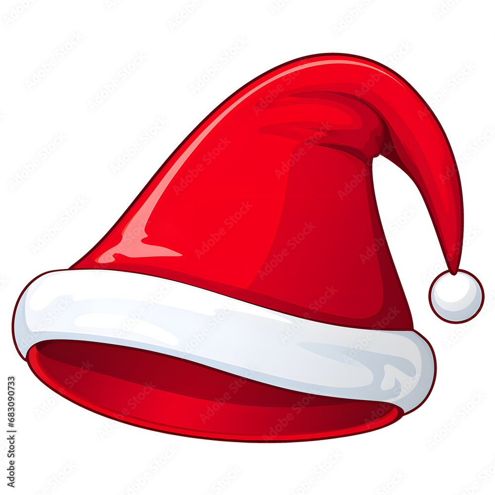 santa's hat clipart, christmas hat clipart, christmas invitation ...