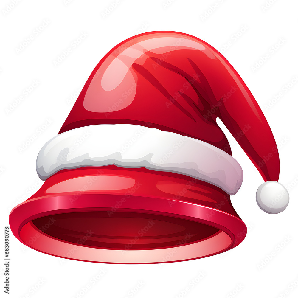 santa's hat clipart, christmas hat clipart, christmas invitation ...