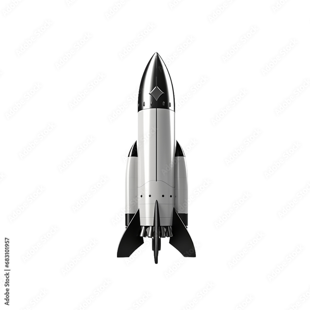 rocket in space on transparent background PNG image Stock Illustration ...
