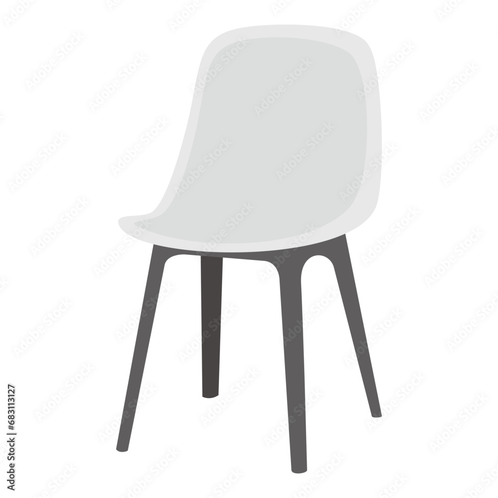 Vektor kursi furnitur nyaman ilustrasi kursi kantor bisnis atau kursi ...