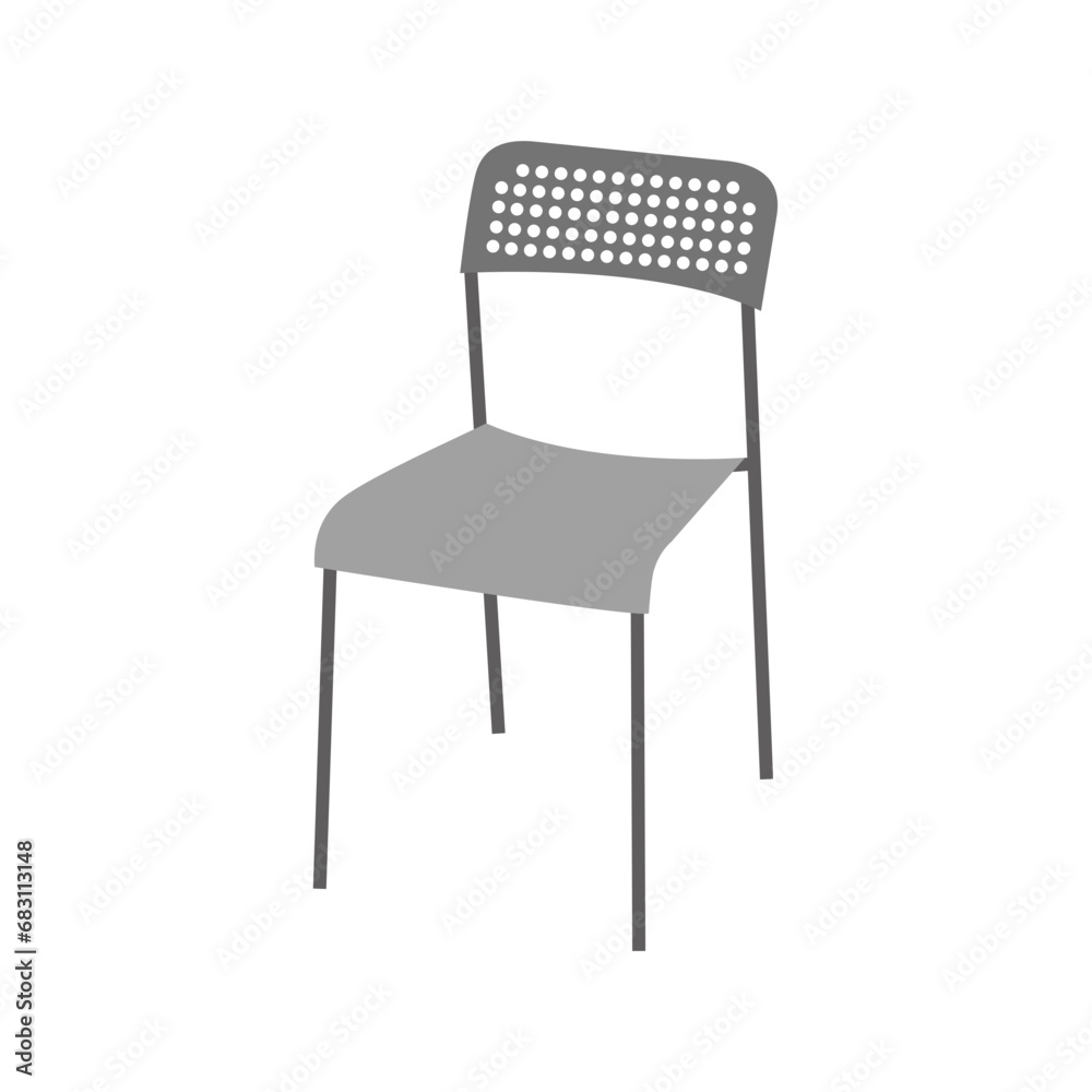 Vektor kursi furnitur nyaman ilustrasi kursi kantor bisnis atau kursi ...