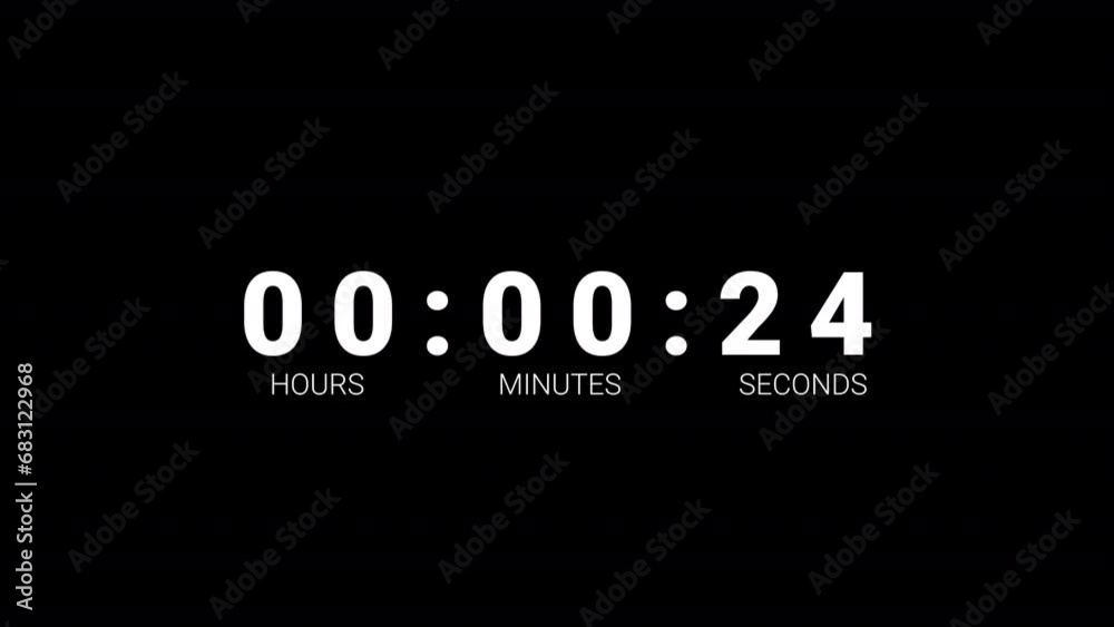 Thirty seconds clock countdown timer from 30 seconds to 0 seconds ... Thirty seconds clock countdown timer from 30 seconds to 0 seconds ...