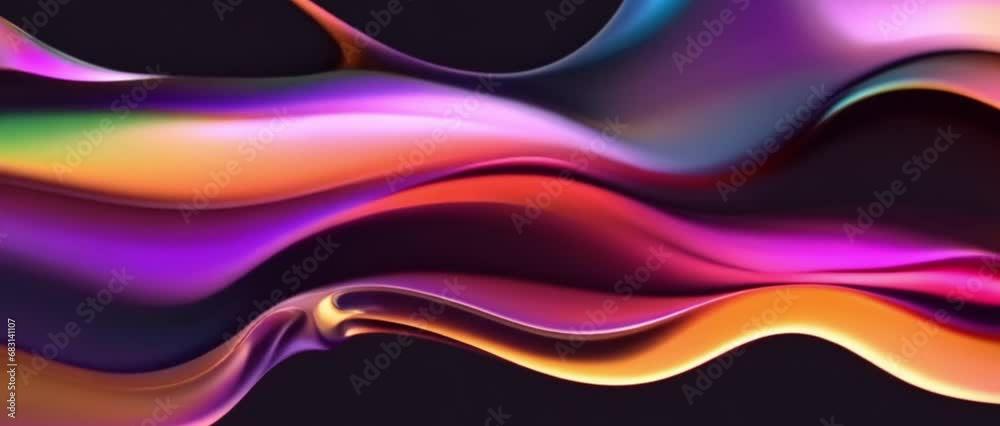 Fluid liquid background with smooth animation and fluid motion. Luxury ...