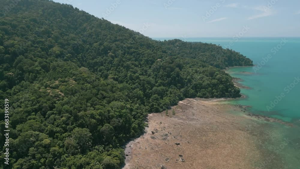 Beautiful Paradise Drone Aerial View Telok Melano Sarawak, Kampung ...