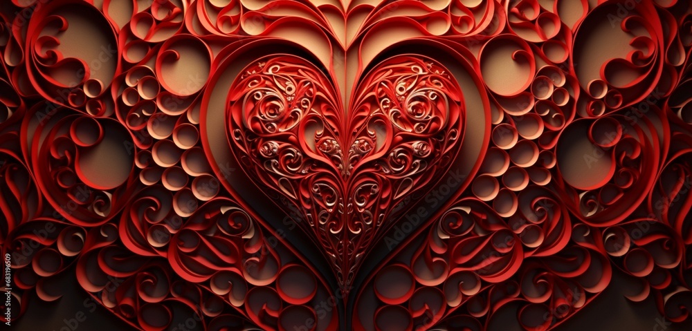 Love's geometry takes center stage in high-definition, creating a ...