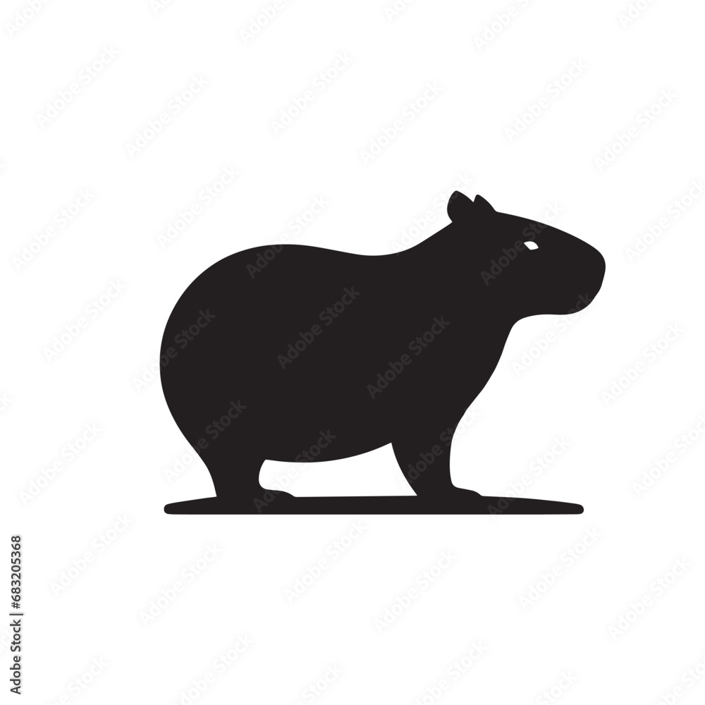 Capybara logo for graphic design, capybara designs for prints and ...