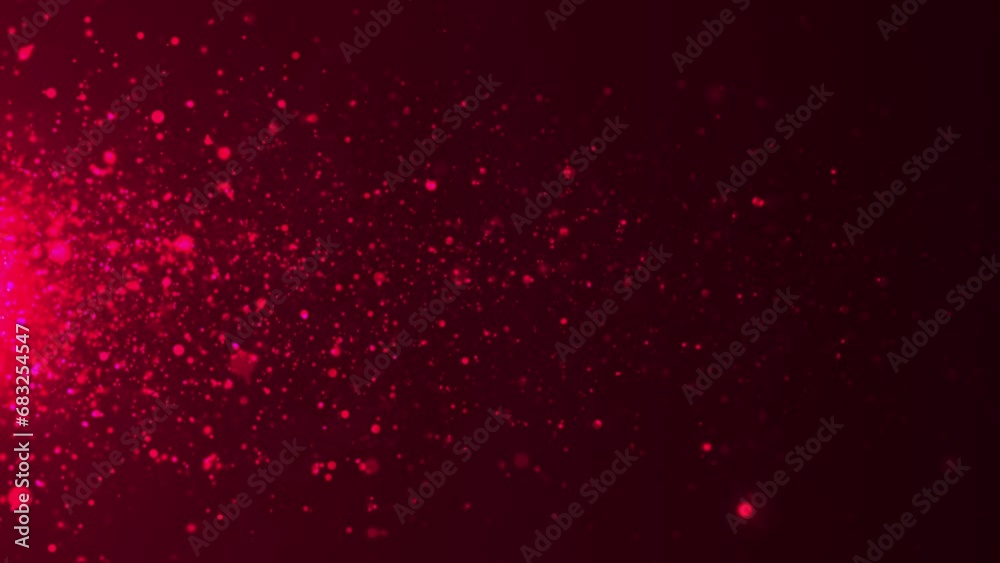 Dynamic wave of glowing particles. Digital technology background ...