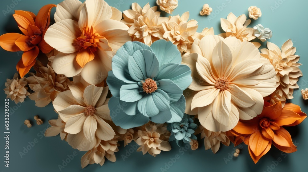 Flower Font Alphabet, HD, Background Wallpaper, Desktop Wallpaper Stock ...