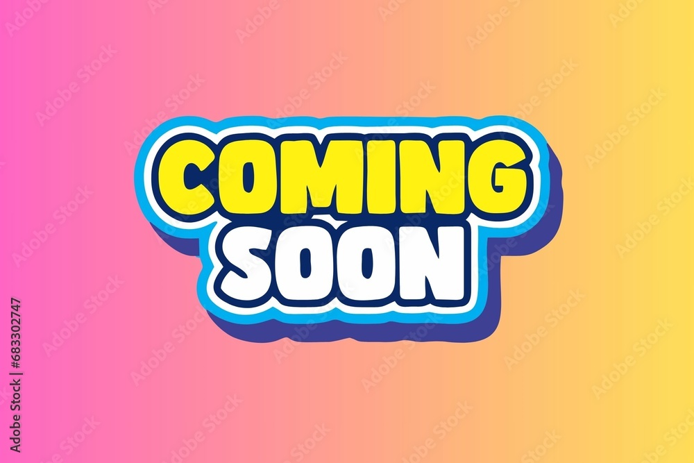 COMING SOON wallpaper and negative space you can write anything also ...