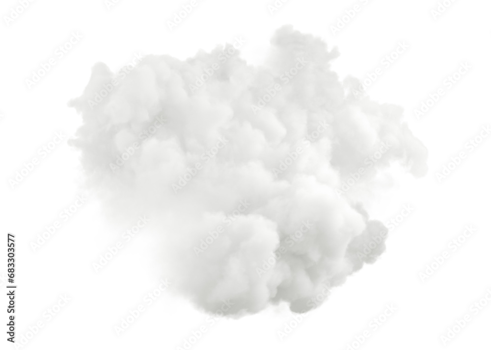 Pure clouds stratosphere creativity shapes isolated transparent ...
