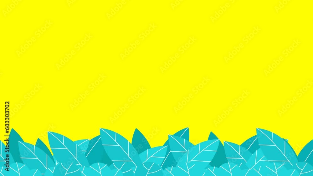 Bushes of green grass move from gusts of wind. Empty space for ...