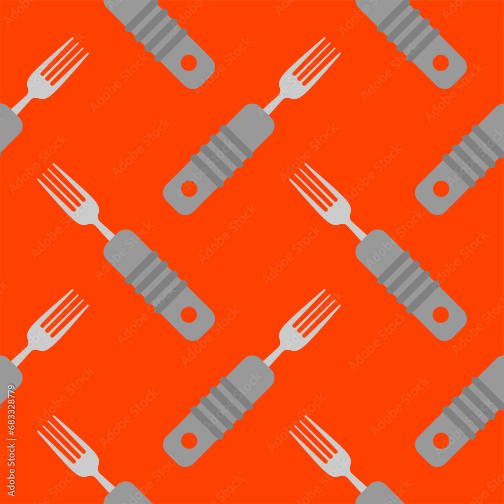 fork seamless pattern vector illustration. cutlery patterns for ...