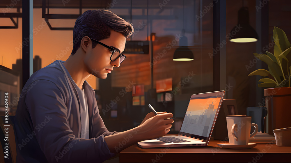 Café Calculations: Ambient AI for Focused Financial Analysis. Generated ...