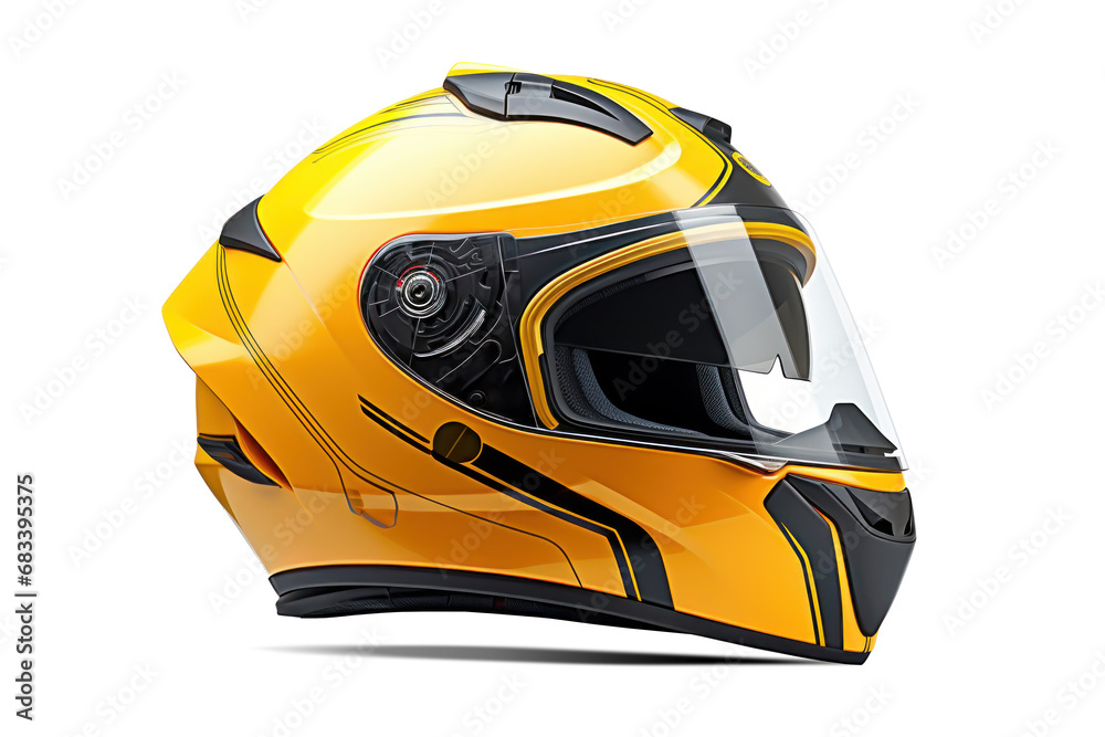 Motorcycle helmet isolated on white background. Modern helmet design ...