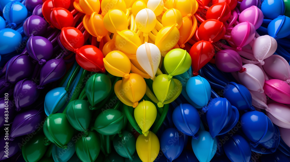 colorful balloons background HD 8K wallpaper Stock Photographic Image ...