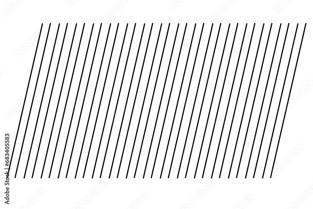 Rows of slanted black slash lines on transparent background ...