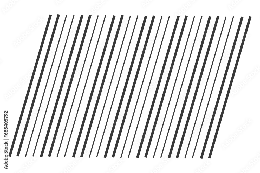 Rows of slanted black slash lines on transparent background ...