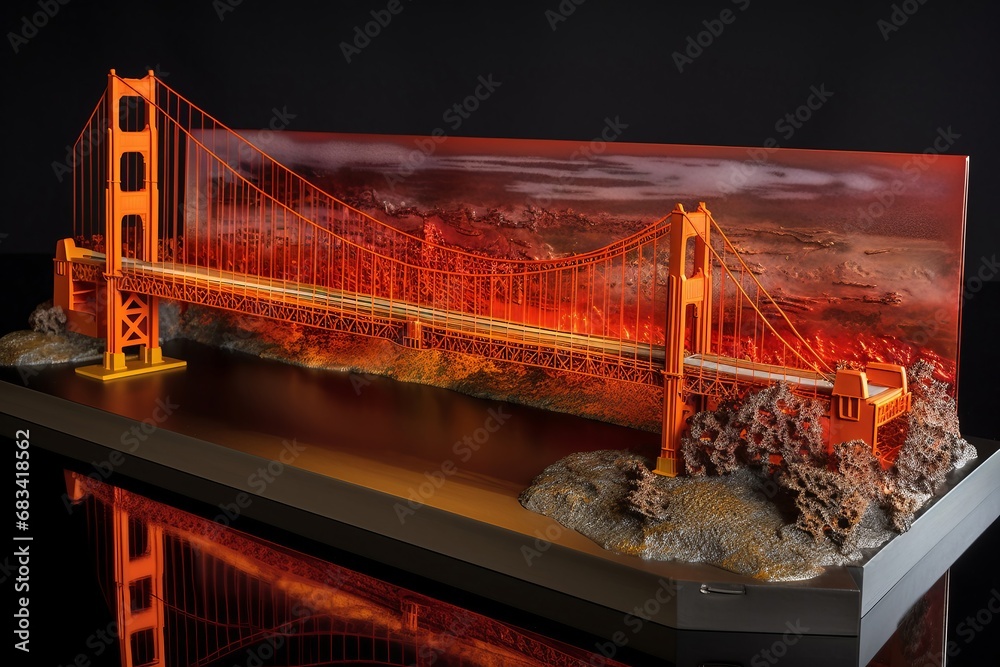 San Francisco Golden Gate Bridge captured in hyper-realistic glory, the ...