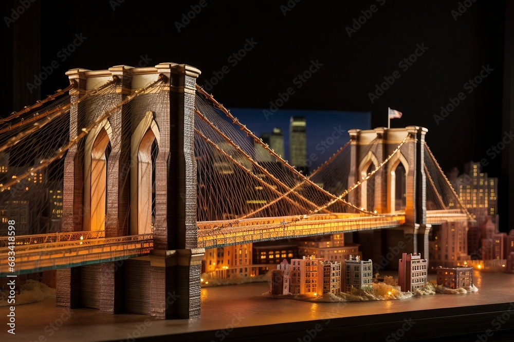 The most famous bridges in the world, New York City Brooklyn Bridge ...