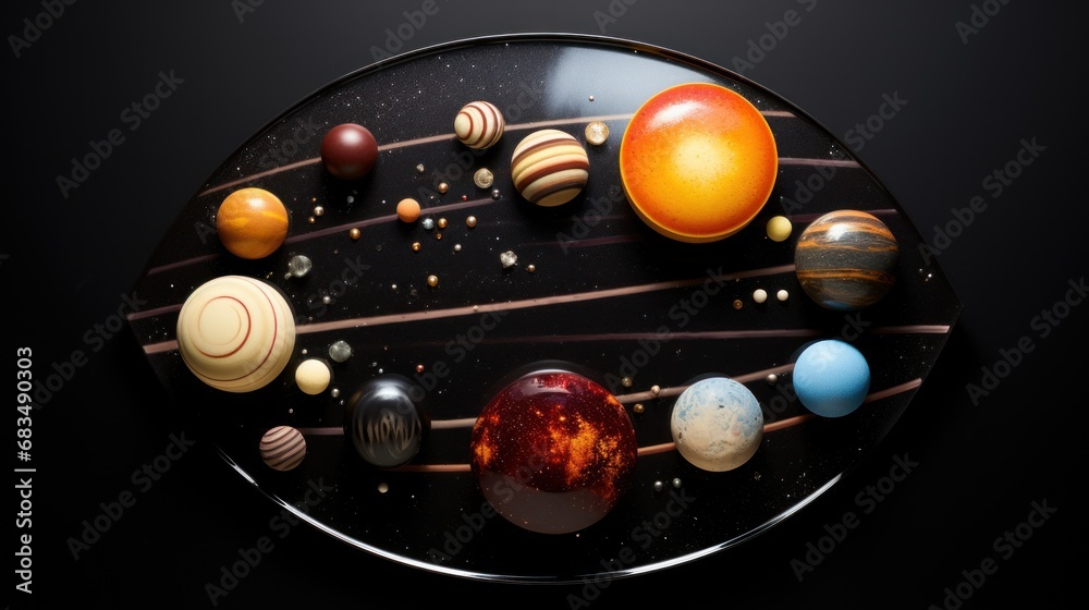 a picture of a solar system with all the planets in the solar system ...