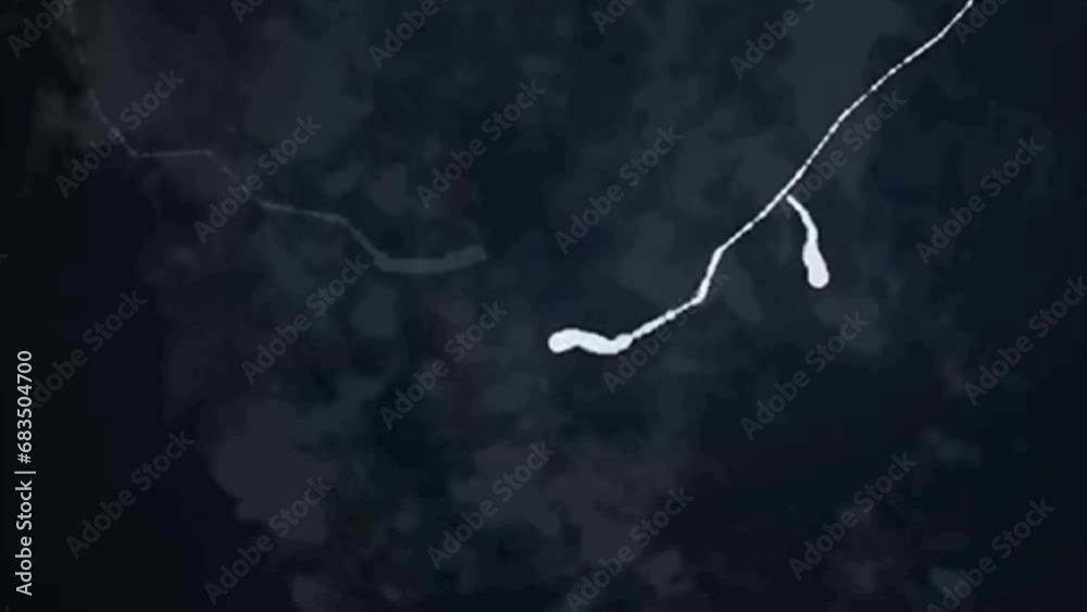 Night sky overly video effect times lap of white sky motion smoke light ...