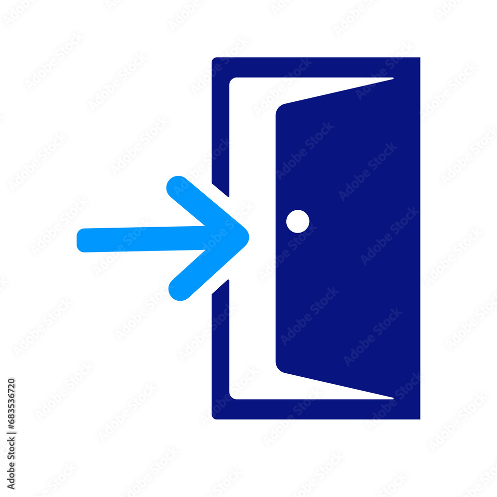 Fire door, emergency exit, Sign In, Breakout Rooms, Logout, log out ...