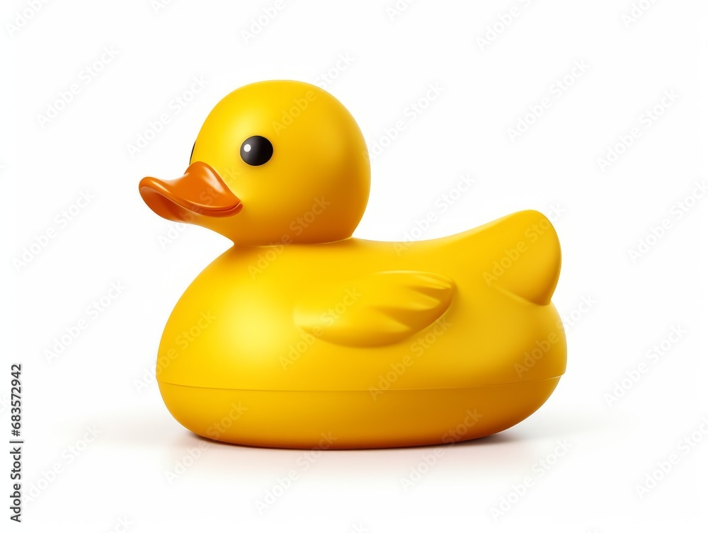 Immaculate White Rubber Duck: Perfect Blend of Fun & Style! Generative ...