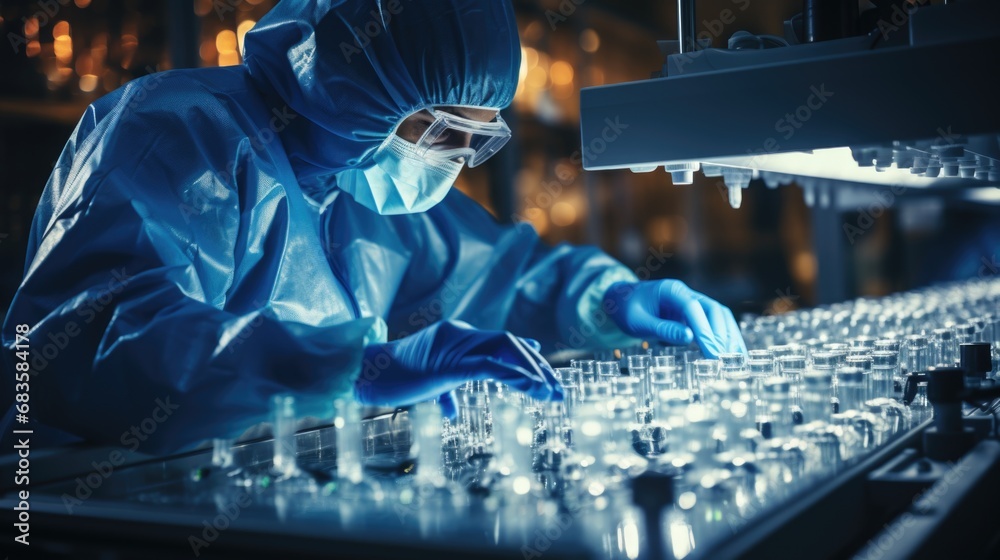 Professional health care researchers working in life of medical science ...