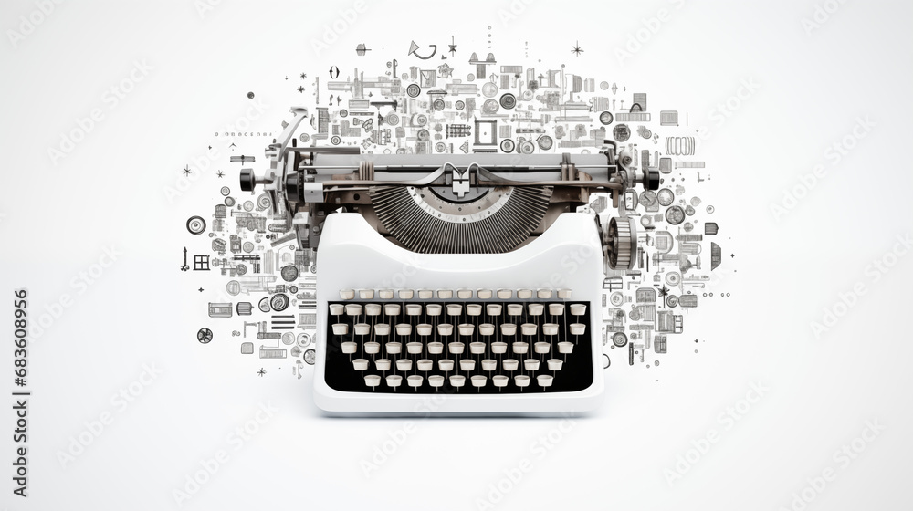 typewriter, old, vintage, retro, antique, type, paper, keyboard, writer ...