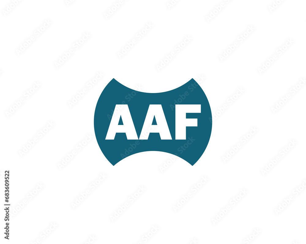 AAF logo design vector template Stock Vector | Adobe Stock